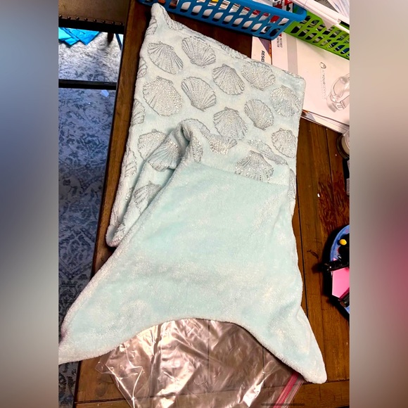 Accessories | Light Teal Mermaid Tail Snuggle Blanket Sleeping Mat ...